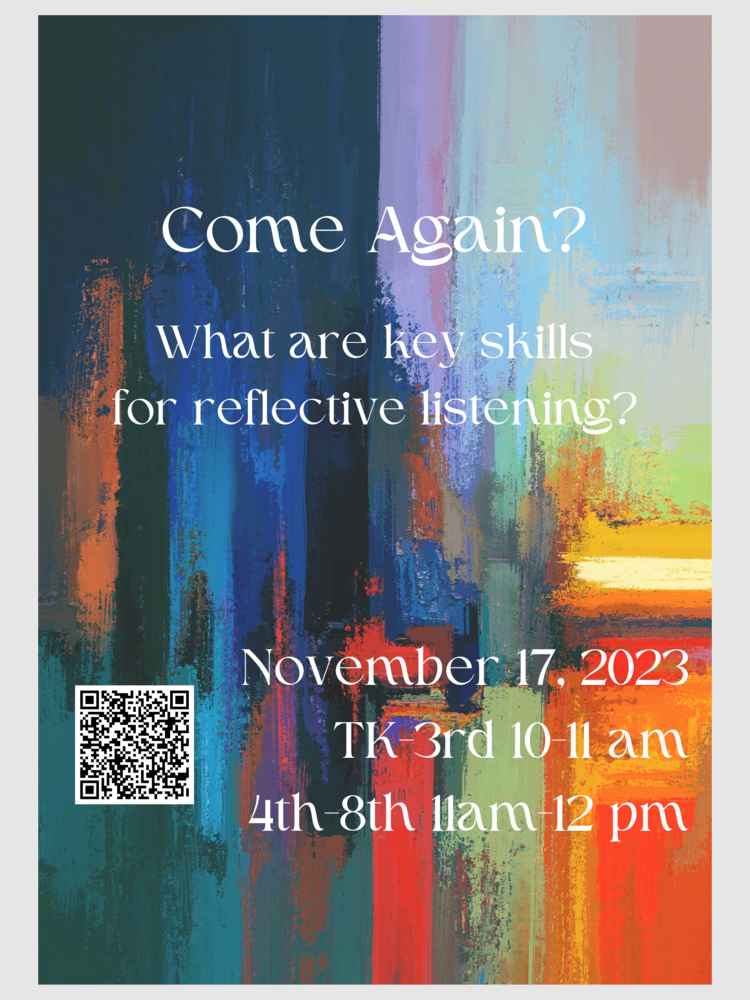 SEL Event - Come Again | CORE Butte Elementary/Intermediate School